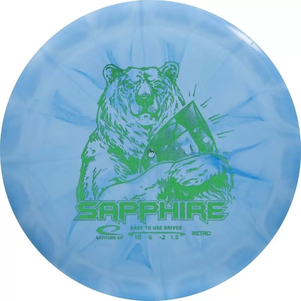 Retro Burst Sapphire | Gray Duck Disc Golf