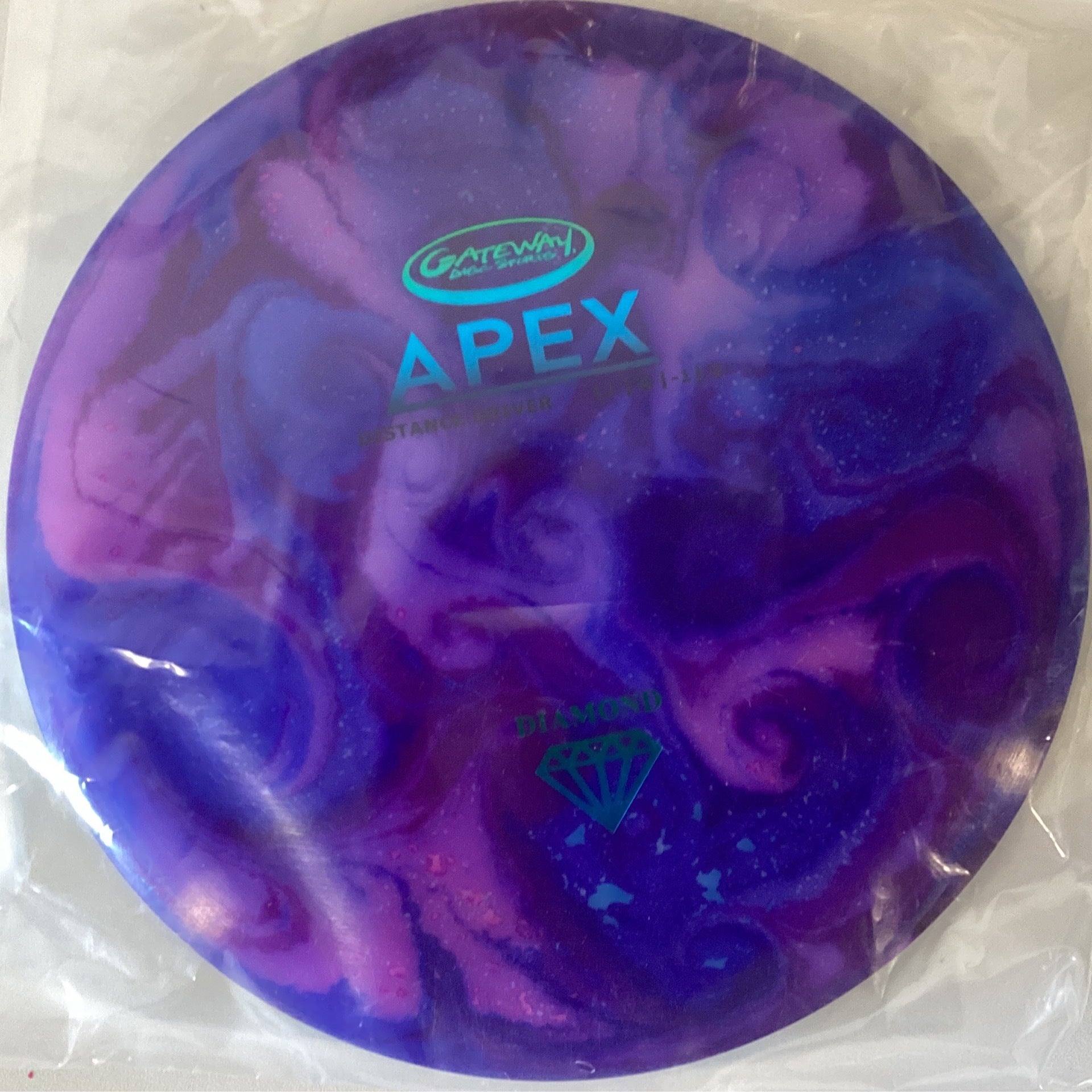 Diamond Apex (dyed) | Gray Duck Disc Golf